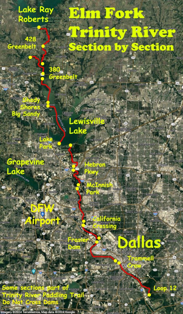 Trinity River Map California